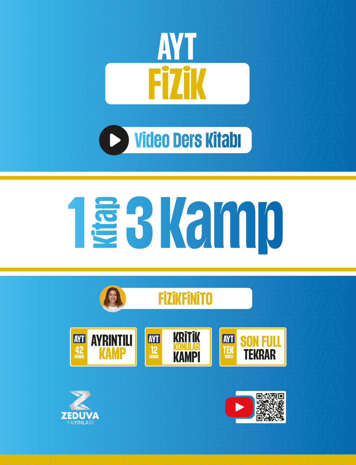 Fizikfinito AYT 1 Kitap 3 Kamp Video Ders Kitabı | Zeduva