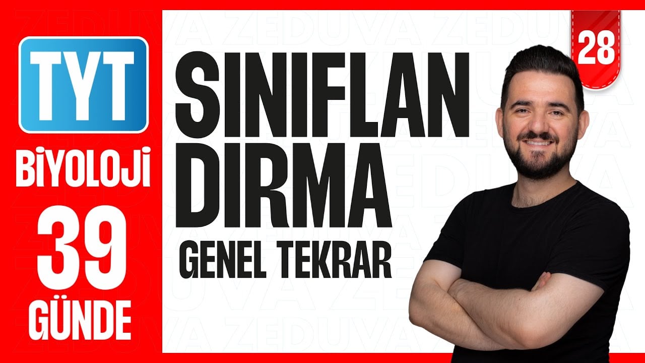 28.Gün: Sınıflandırma Genel Tekrar - 4.Ünite: Canlıların Dünyası - 39 ...