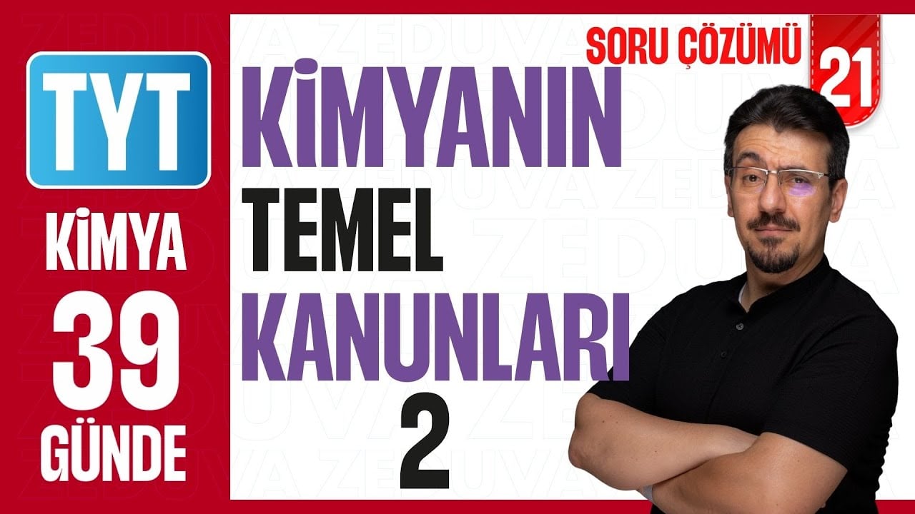 21.Gün: Kimyanın Temel Kanunları-2 - 6.Ünite: Kimyanın Temel Kanunları ...